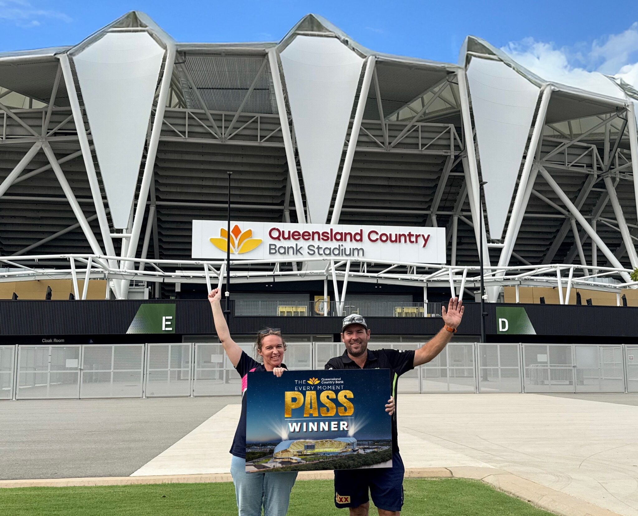 Townsville local winner lands year-long stadium pass